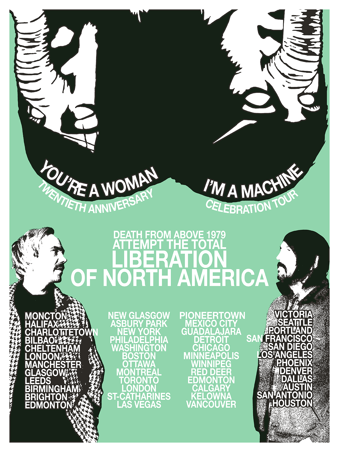 Death From Above 1979 Total Liberation Tour Poster – Death From Above ...